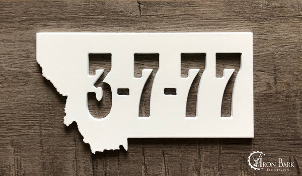 Montana 3-7-77 Vigilante Magnet - Iron Bark Designs